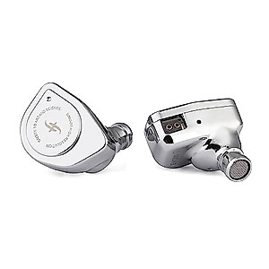 Linsoul SIMGOT EW200 10mm SCP Diaphragm Dynamic Driver in-Ear Earphones with All Metal Body, Detachable 0.78mm 2pin Silver-Plated OFC Cable for Audiophiles Musicians