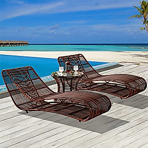 QUUL Garden Patio Furniture 7-Piece PE Vine Cut Upholstered Sofa Set Outdoor Sofa Type Appearance