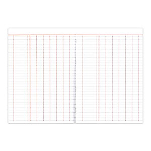 Silvine A4 Book Keeping Analysis, 32 Pages Printed 'Analysis' 7 Columns - Ref SJA4A