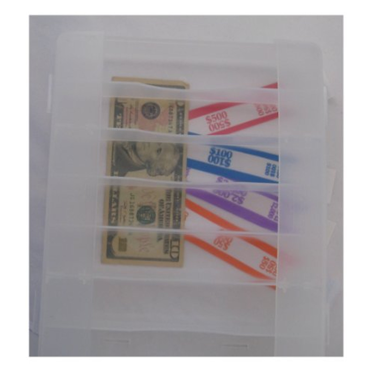 EZ-Strap Currency Strap Organizer (Clear)