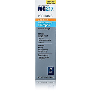 MG217 Medicated Conditioning Coal Tar Formula Shampoo, 8 Fluid Ounce - 2 Pack
