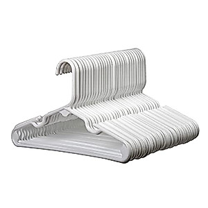 1InTheHome White Nursery Hangers 30 Pack for Baby, Toddler, Kids, Children (30 Pack)