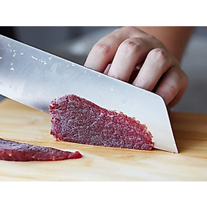 WELLSTAR Kiritsuke knife, Nakiri Vegetable Cleaver Kitchen Knife – Razor Sharp Forged German Stainless Steel Blade, Ergonomic Full Tang Handle, Multipurpose Use for Home Restaurant – Gift Box