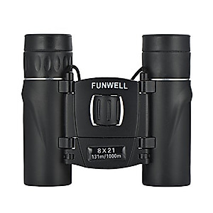 Mini Compact Lightweight 8x21 Small Binoculars for Concert Opera Sports Game Outdoors Hiking Travel Kids Bird Watching Christmas Gift