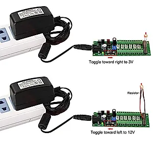 PCB012 Power Distribution Board Self-Adapt Distributor HO N O LED Street Light Hub DC AC Voltage Train Power Control