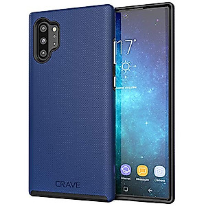 Crave Note 10+ Case, Dual Guard Protection Series Case for Samsung Galaxy Note 10 Plus - Navy