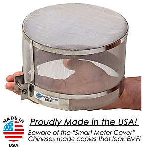 Smart Meter Cover Guard Shield and Blocks EMF Smart Meters emit - (Made in The USA) Blocks Smart Meter EMF. Invented by us, All Other "Covers" are Copies.