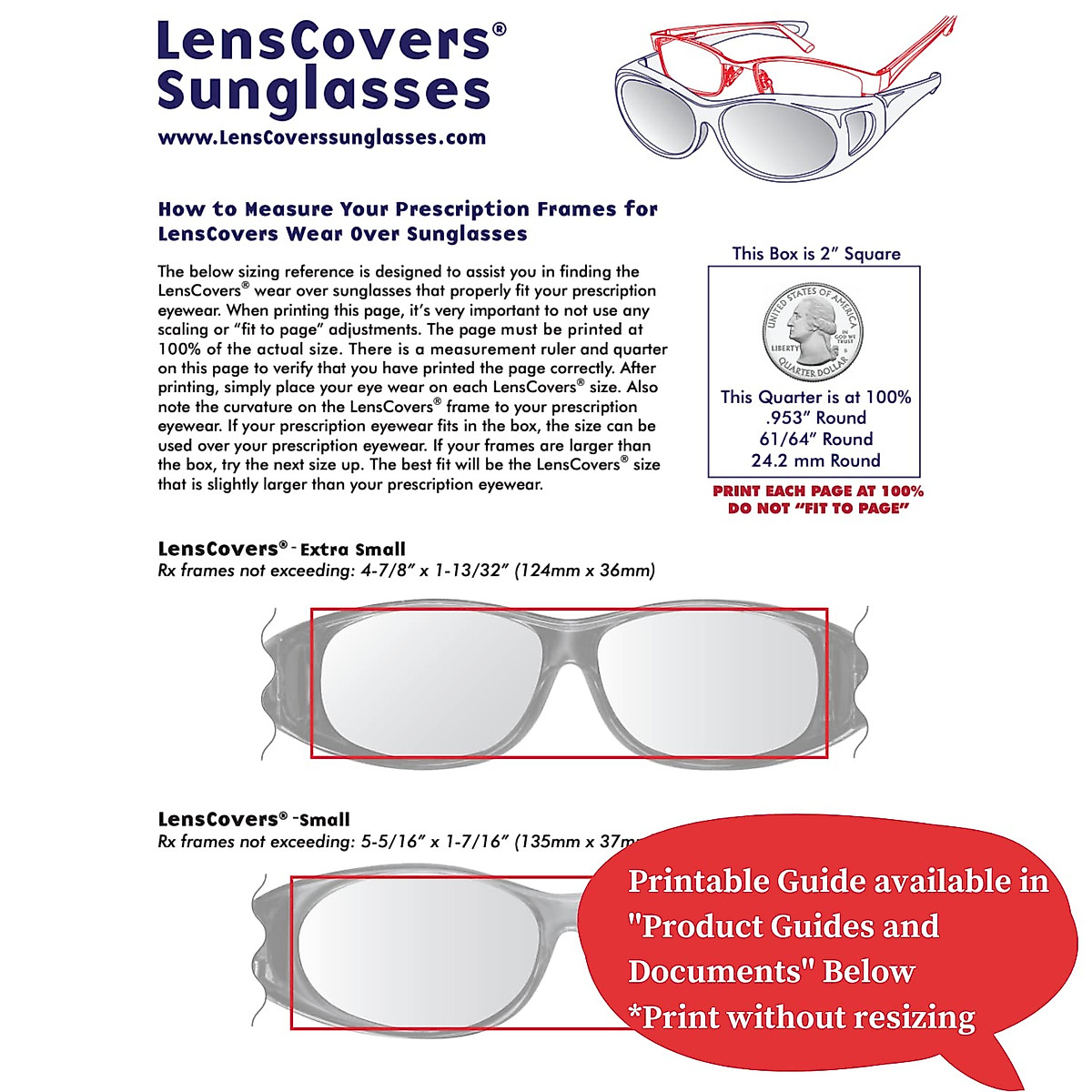 LensCovers Large Polarized Wraparound Sunglasses | Wear Over Sunglasses to Cover Eyeglasses or Prescription Glasses | Black Frame with Reflective; Fitover for Glasses Up to 5 3/4'' X 2''