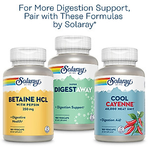 Solaray Alfalfa Leaf 860 mg, Alfalfa Capsules, Superfood with Naturally Occurring Vitamins, Minerals, and Fiber, Healthy Digestion Support, Vegan, 60-Day Guarantee, 50 Servings, 100 VegCaps
