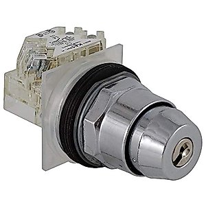 Schneider Electric Non-Illuminated Selector Switch, Size: 30mm, Position: 2, Action: Maintained / Maintained - 9001KS11K3H13