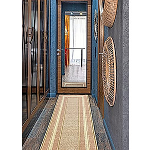 Gloria Non Slip Rubber Back Kitchen Rug Kitchen Runner Kitchen Mat Carpet for Kitchen Anti Slip Stair Treads (Emy-Rsg, Runner (23"x84"))