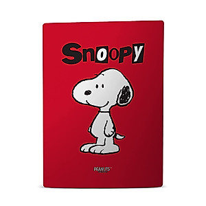 Head Case Designs Officially Licensed Peanuts Snoopy Character Graphics Vinyl Faceplate Sticker Gaming Skin Decal Cover Compatible With Sony PlayStation 5 PS5 Disc Edition Console