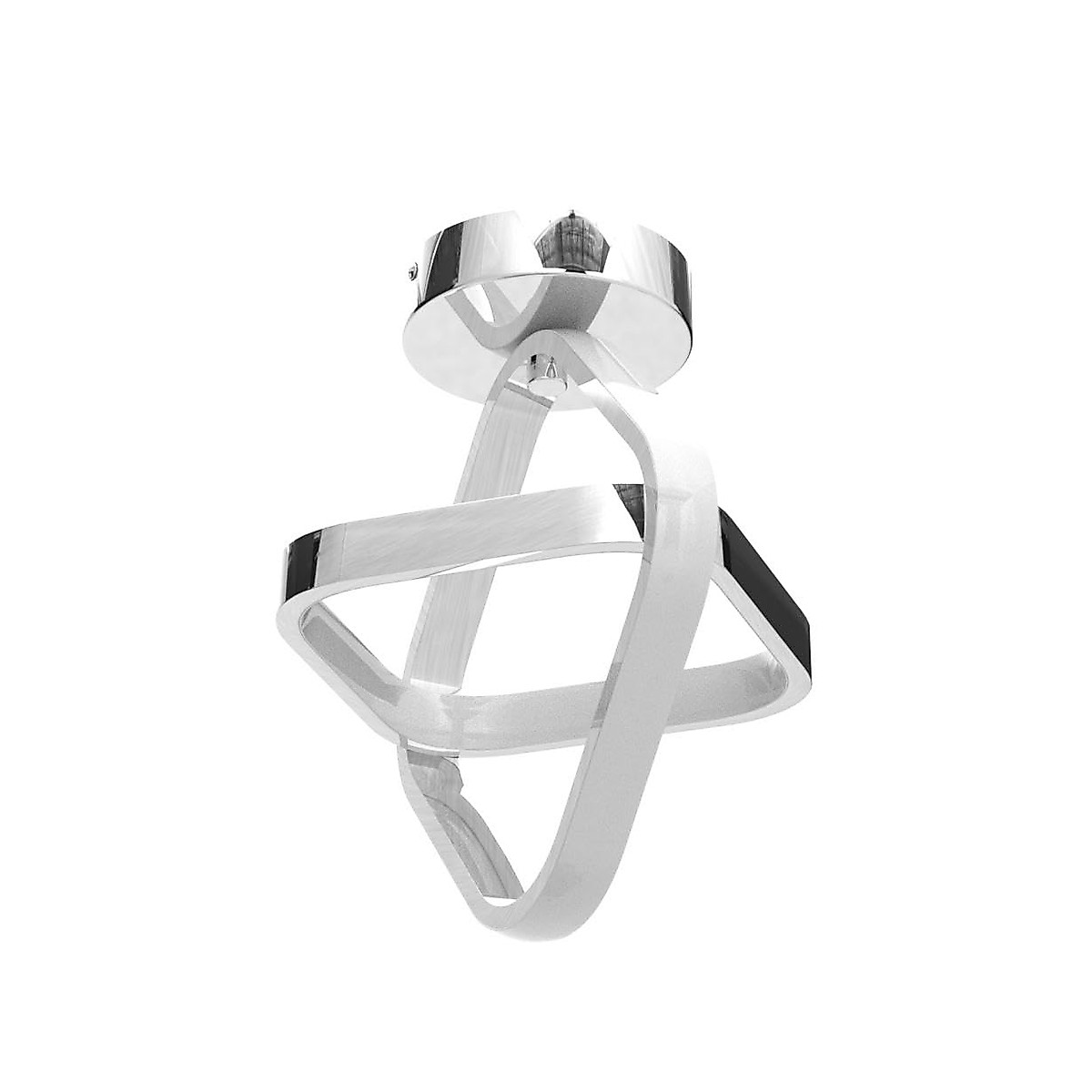 CANEOE Modern Led Ceiling Light, 22W Square Small Led Ceiling Lamp Fixures, 6000K Cool White Close to Ceiling Lights for Living Room Bedroom Ktchen Office Hallway Lights