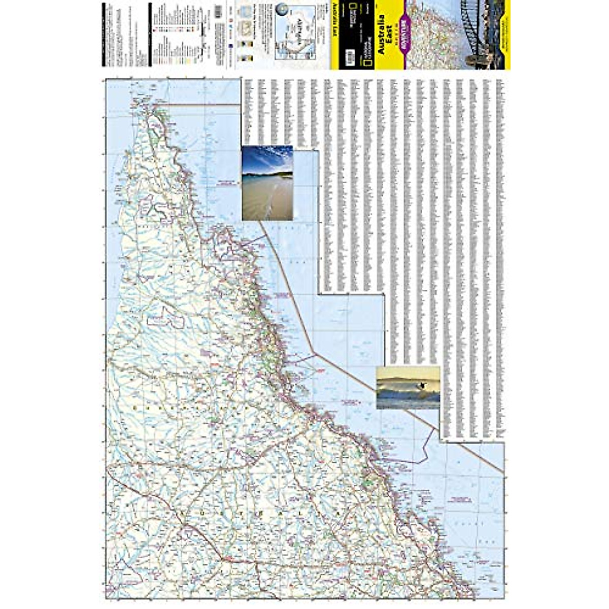 Australia East Map (National Geographic Adventure Map, 3502)
