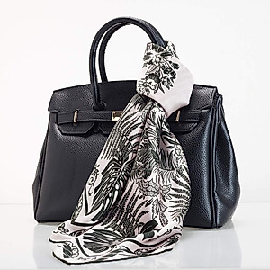 INAINI 100 Percent Mulberry Silk Scarves - Luxury Natural Silk Neck Scarf for women - Silk Wrap for Hair Sleeping