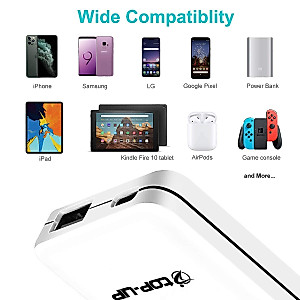 Dual Flat Wall Charger, Fast 30W Flat USB Wall Plug, 2 in 1 Foldable Slim USB C Wall Charger for USB Type-C & Type-A Devices, iPhone 15 14 13 12 Pro Max, iPad, Airpods, Samsung Galaxy and More