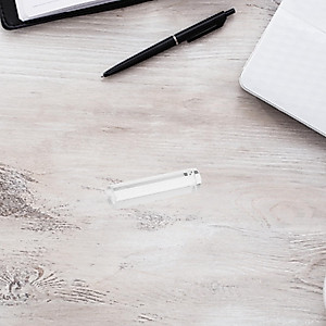 Baluue Optical Glass Hexagonal Prism for Teaching Light Spectrum Physics and Photo Photography Cylindrical Prism for School