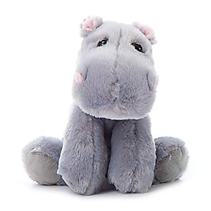 The Petting Zoo Hippo Stuffed Animal, Gifts for Kids, Wild Onez Zoo Animals, Hippo Plush Toy 9 inches