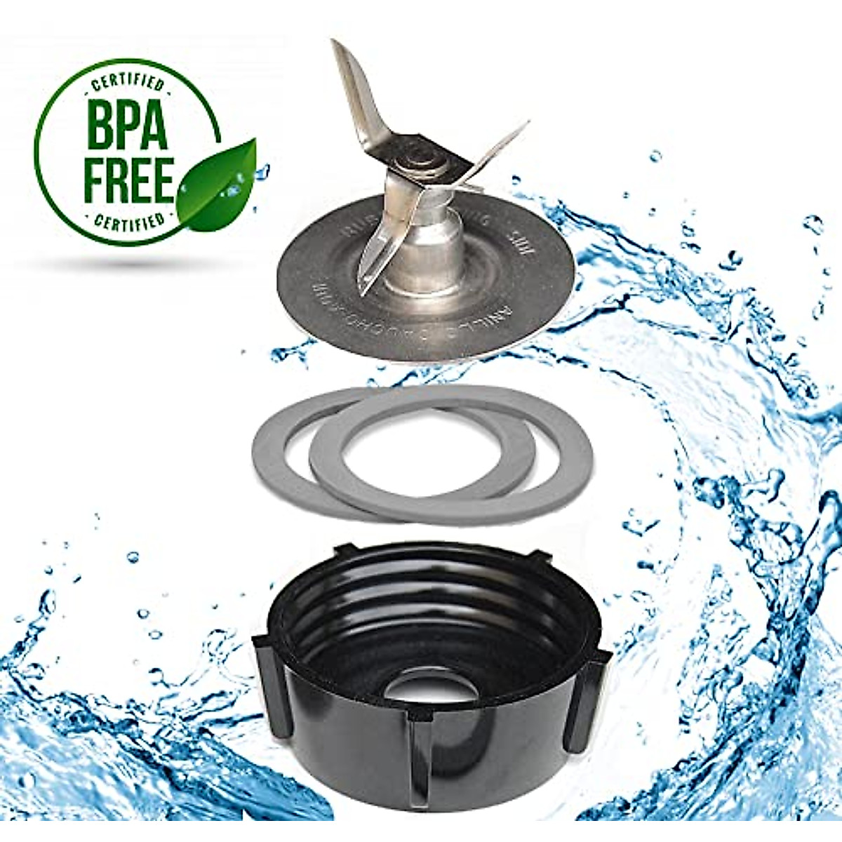 Oster Blender Replacement Parts Refresh O Ring Kit Speed Blade Jar Base With 2 Gasket Blend Compatible [4961 4902 Blender Parts]