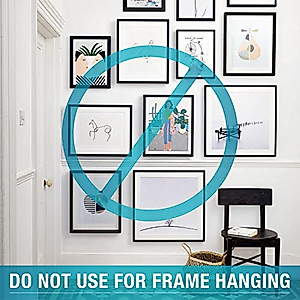 JELLYSUB 40 Pieces Large Refill Strips, Double Sided Adhesive Strips Damage Free, Water-Resistant Replacement Hanging Strips for Indoor Hooks Caddies (Large)