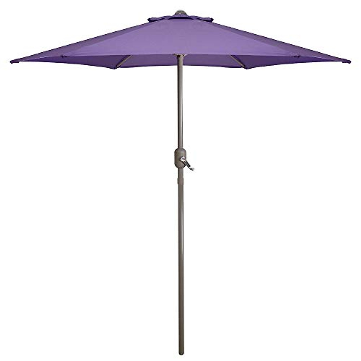 Northlight 7.5ft Outdoor Patio Market Umbrella with Hand Crank, Purple