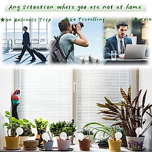 OJYUDD 20 Pcs Plant Watering Bulbs,Clear Automatic Watering Globes,Plastic Watering Balls for Plant Indoor Outdoor,Garden Water Device