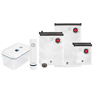 ZWILLING 1022461 Fresh & Save Vacuum Starter Set, Plastic, L, 7-pcs, La Mer