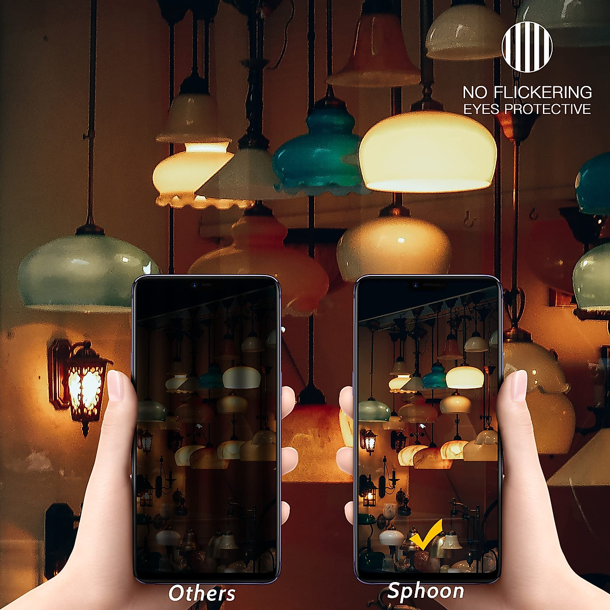 Sphoon Dimmable Tubular Led Bulb E26 led Light Bulb,T10 T30 Vintage LED Bulbs, 40 watt Equal 4W, 2700K Warm White Light Edison Lights Bulbs, AC120V, 400lm, for Chandelier Pendant Lights- 2 Pack