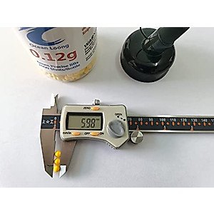 Ocean Loong Airsoft BBS 0.12g 6mm 2000 Rounds with an resealable Plastic Bottle& an Easy-Pour spout,Yellow Airsoft pellets