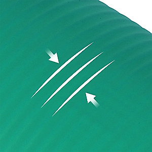 Signature Fitness 1/2-Inch Extra Thick High Density Anti-Tear Exercise Yoga Mat with Carrying Strap, Green