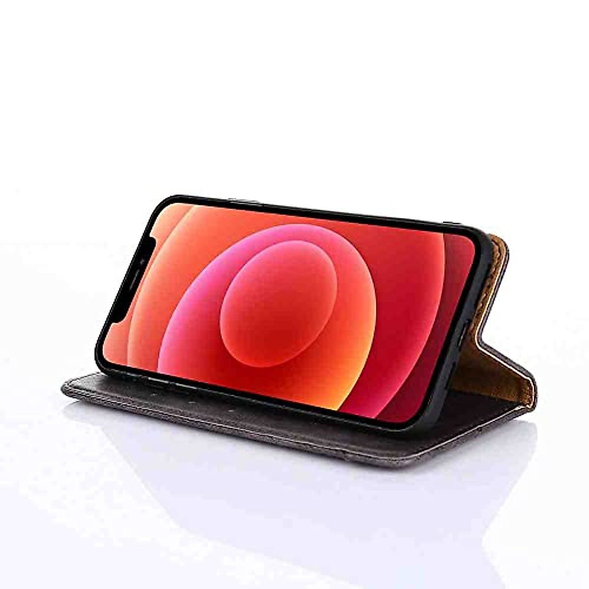 CYR-Guard Phone Cover Wallet Folio Case for Oppo REALME 7 PRO, Premium PU Leather Slim Fit Cover for REALME 7 PRO, Anti-Dirt, Gray