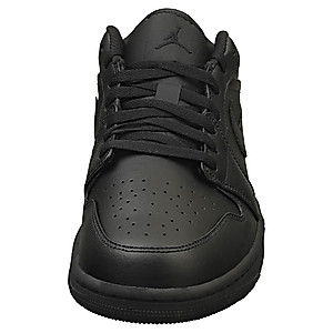 Jordan Mens Air 1 Low 553558 093 Triple Black - Size 10