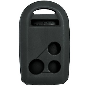 Keyless2Go Replacement for New Silicone Cover Protective Case for Honda Goldwing Remote Key Fob - Black
