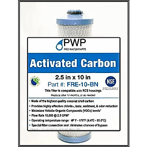 Water Filter Replacement FRE-10-BN Direct Replacement for Rockwood, Flagstaff, GeoPro, EPro, Roo, Shamrock Genuine OEM Part KW1 Filter