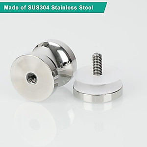 Alise Shower Glass Door Handle,Sliding Shower Doors Knob,One Sided Pull Hardware Replacement Parts for Bathroom Glass Doors,L9000 Solid SUS304 Stainless Steel Polished Chrome…