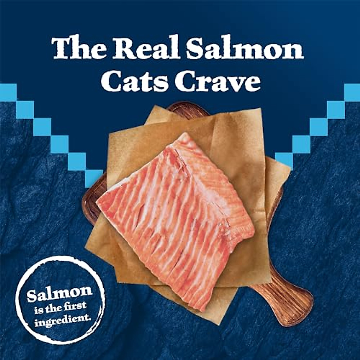 Blue Buffalo Wilderness Natural Adult Dry Cat Food, High-Protein and Grain-Free Diet, Supports Healthy Muscle Development and a Healthy Immune System, Salmon, 5-lb Bag