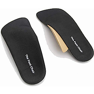 Slim Dress Shoe Orthotics/Insoles with Adjustable Arch Height by FootChair. Relieve Plantar Fasciitis and Other Foot Pain. ((Women's 7-8.5 / Men's 5-6.5))