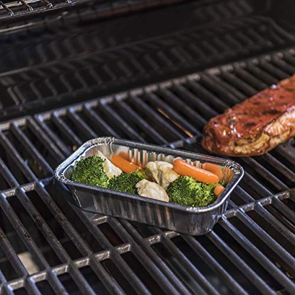 Char-Broil 9328812P06 Aluminum Disposable Grill Drip pan, (10-Pack), Silver