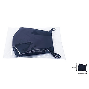 Wowfit 200 Count 5x7 inches Clear Cellophane Plastic Bags, Resealable Self-Sealing Cello Bags Good for Cookies, Decorative Wrappers, Party Favors, Candy and More