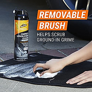 Carpet and Upholstery Cleaner Spray by Armor All, Car Upholstery Cleaner for Tough Stains, 22 Fl Oz, 1 Count (Pack of 1)