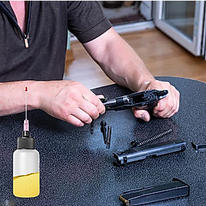 TITGGI 5 Pcs Needle Oiler (1 OZ), Precision Gun Oil Bottle, LDPE Oil Applicator with Extra Long 1.5 Inch Stainless Needle Tip – Easy to Use for Gun Oil, Crafts, Hinges, Sewing Machines and More