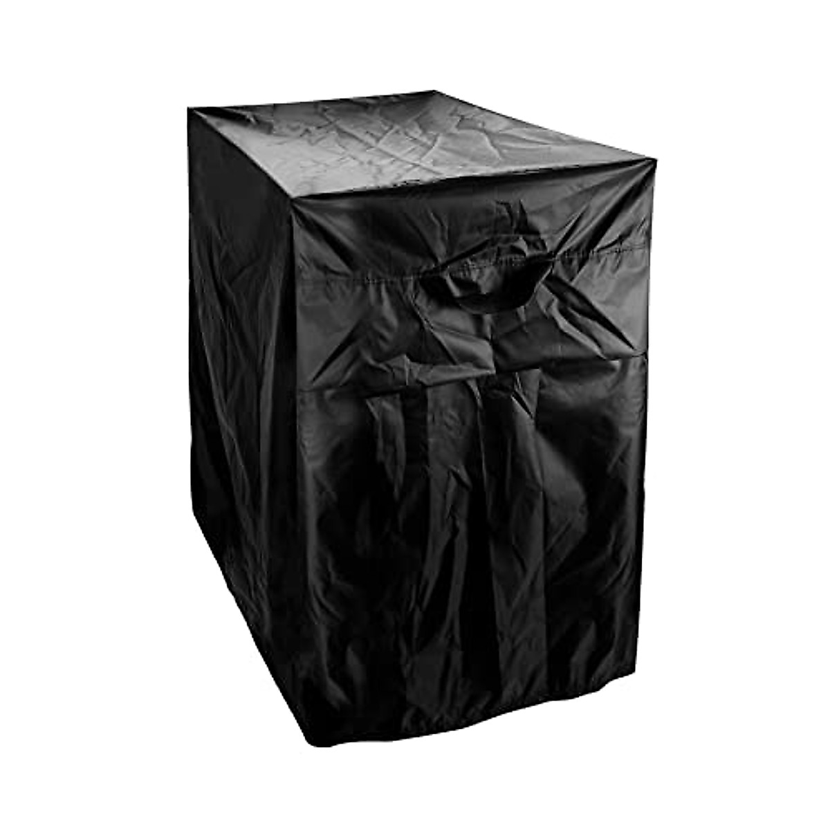 QWORK Rolling Cooler Cart Cover, Waterproof 80 Quart Oxford Patio Ice Chest Protective Covers, 36L x 20W x 34H inch, Fits Most Patio Ice Chest Party Cooler, Outdoor Beverage Cart Cover, Black