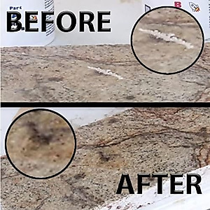 LamLock RocketGel - 25 Minute Stone Epoxy for Granite, Quartz, Marble, Tile - Easily Fix Chips, Fill Cracks, Repair Defects and Restore Countertops and Tile