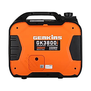 GENKINS 3800 Watt Portable Inverter Generator Ultra Quiet RV Ready Emergency Home Back up Recreation etc Gas Powered EPA Compliant Ship to Puerto Rico