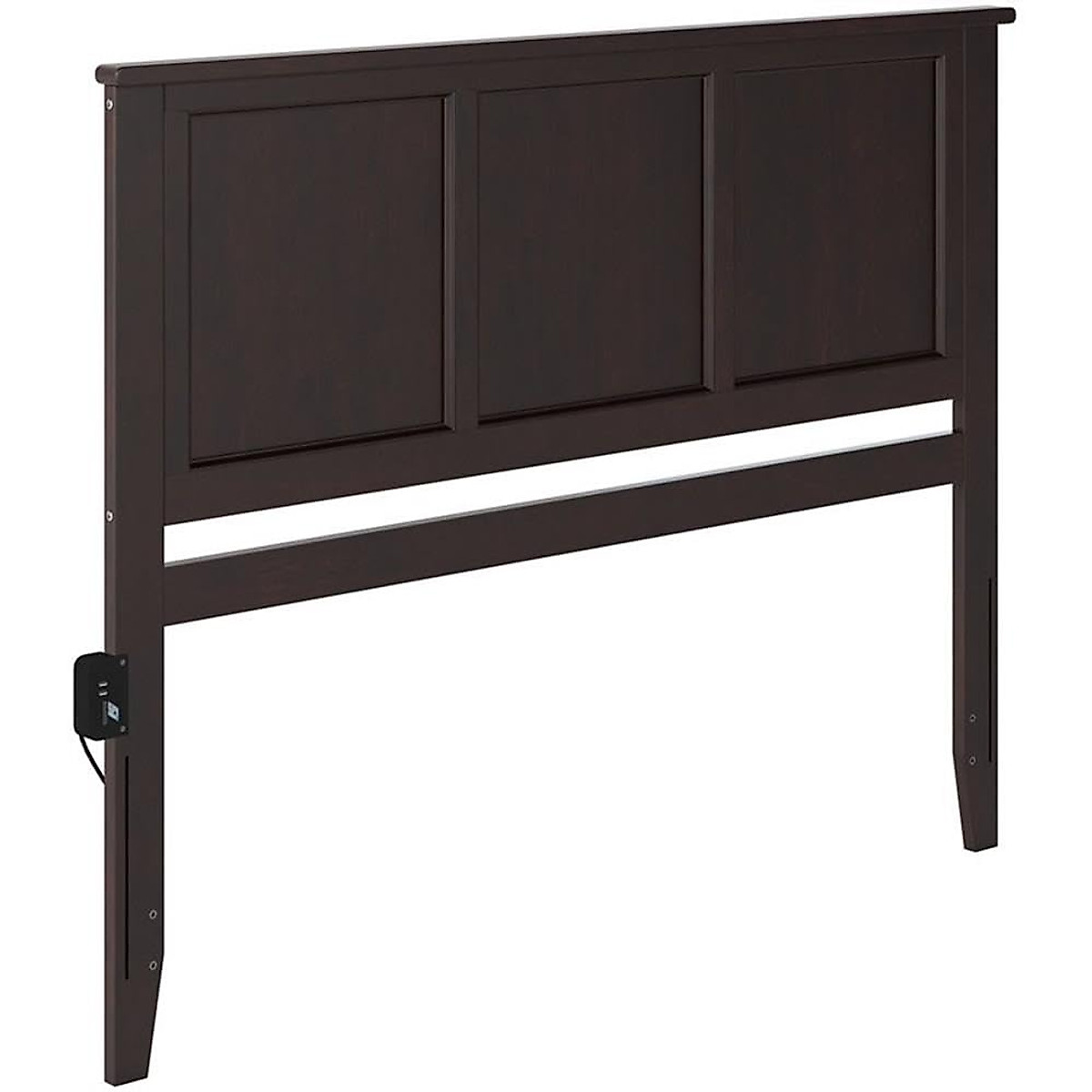 Leo & Lacey Queen Panel Headboard in Espresso