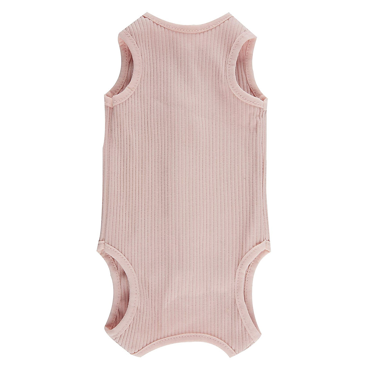 Lanyarco Pet Cat Recovery Suit Shirt Clothes 95% Cotton,Collar Alternative for Cats,Large Muted Pink