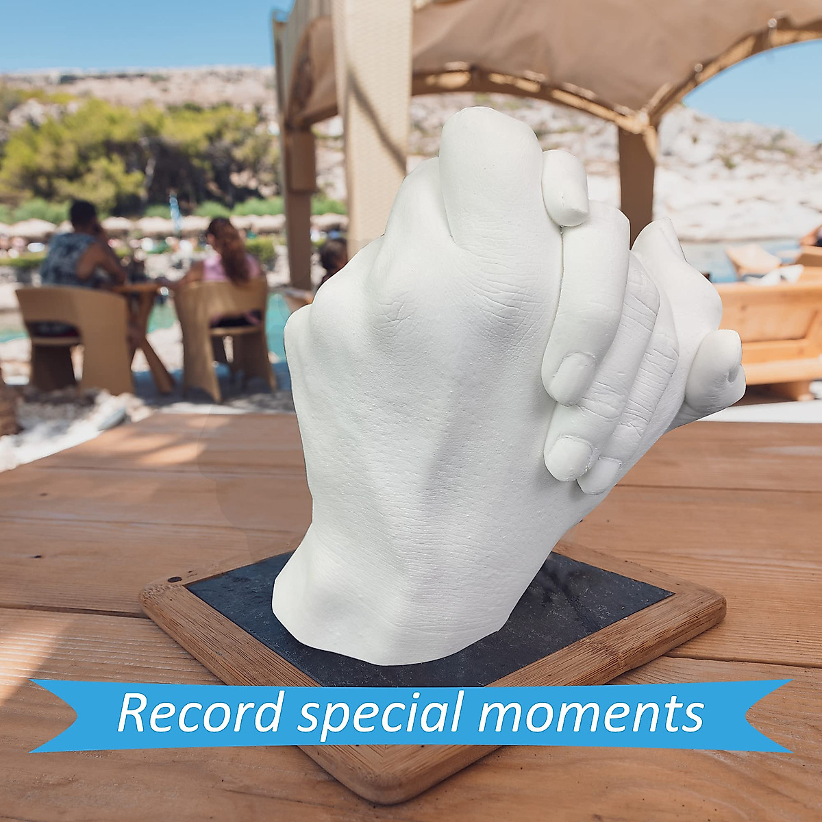 Hand Casting Kit Couples & Keepsake Hand Mold kit Couples for Holiday Activities, Molding Kits for Adults, Child, Wedding, Friends, Plaster Hand Mold Casting Kit by Godora