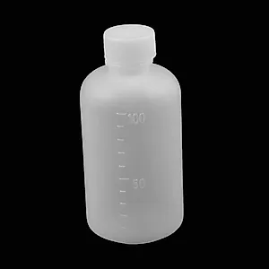 GDGY 20Pcs 100Ml, 3.4OZ PE Plastic Empty Small Mouth Graduated Lab Chemical Container Reagent Bottle Sample Sealing Liquid Medicine Bottle (20pcs 100ml, 3.38)