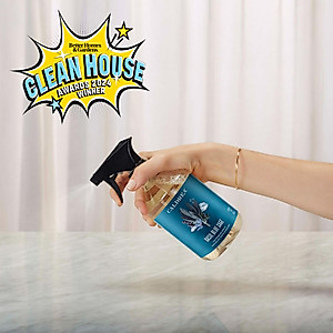 Caldrea Multi-surface CounterTop Spray Cleaner, Made With Vegetable Protein Extract, Basil Blue Sage, 16 Fl Oz