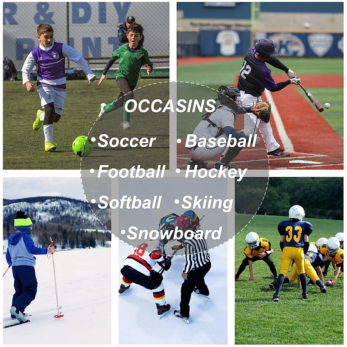 DEVOROPA Youth Boys Compression Thermal Shirt Long Sleeve Fleece Baselayer Soccer Baseball Undershirt Navy M